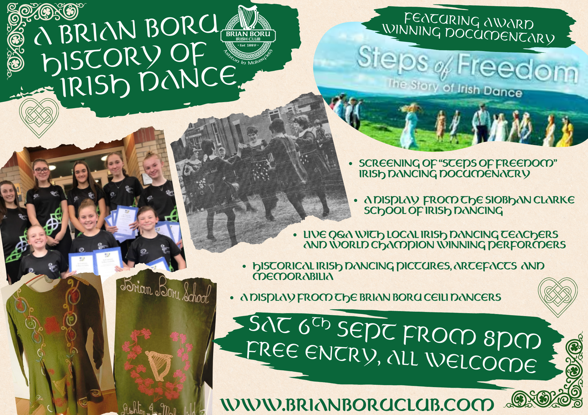A BRIAN BORU HISTORY OF IRISH DANCE – Brian Boru Irish Club